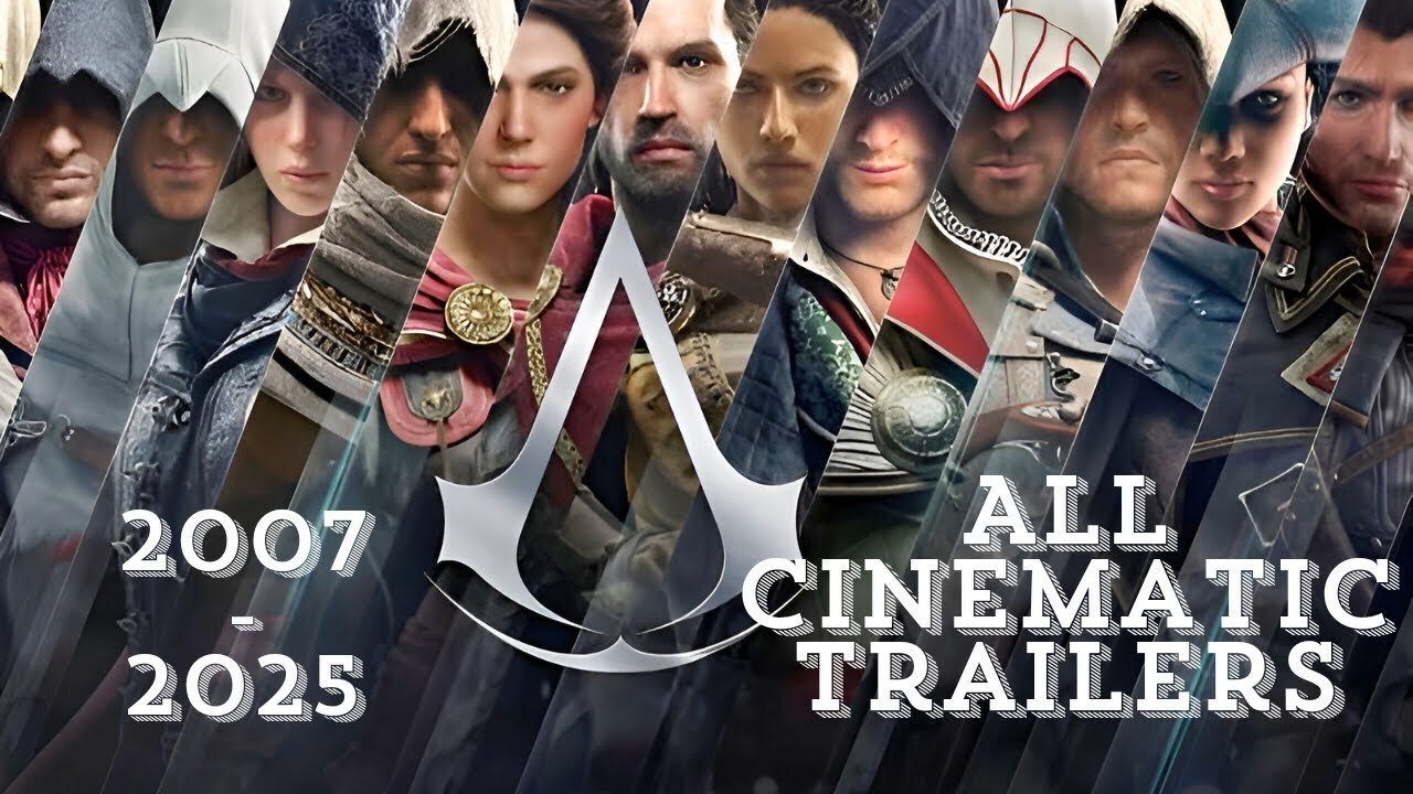 Assassins Creed All Cinematic Trailers Compilation 2007-2025 ...