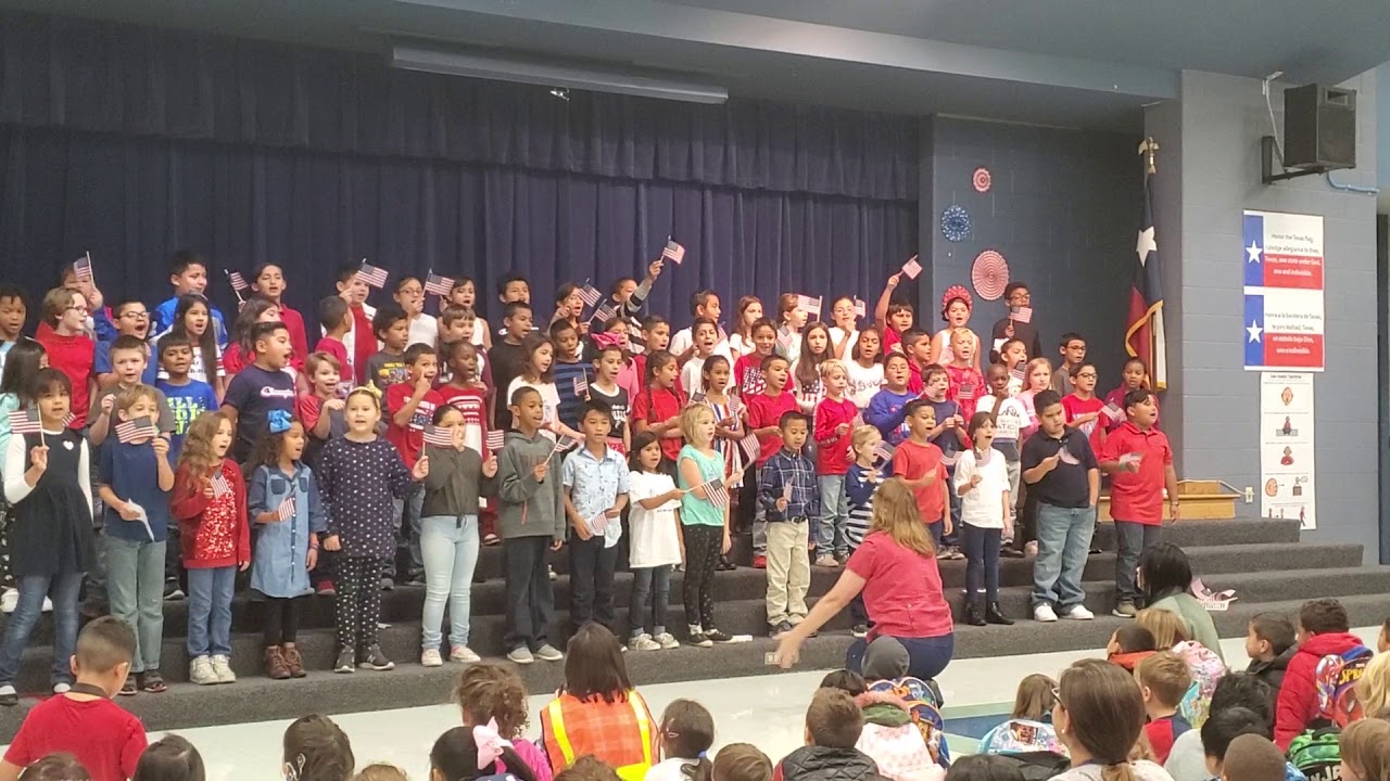 Veterans Day performance: 3rd graders at Casey Elementary - YouTube
