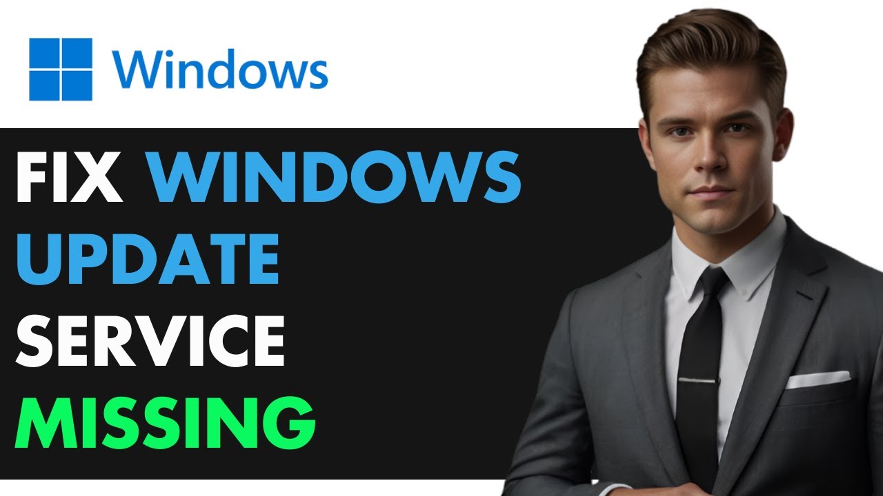 How to Fix Windows Update Service Missing Issue Easily - YouTube