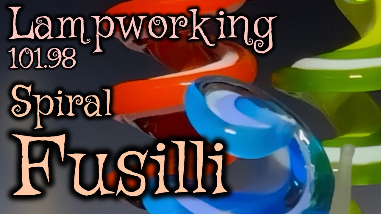 Lampworking / Flameworking - 101.98 - Fusilli Spirals - 104 demo - YouTube