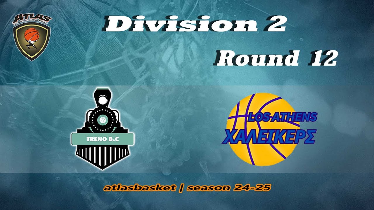 Atlasbasket - Div 2_Round 12 - ΤΡΕΝΟ vs ΧΑΛΕΪΚΕΡΣ - YouTube