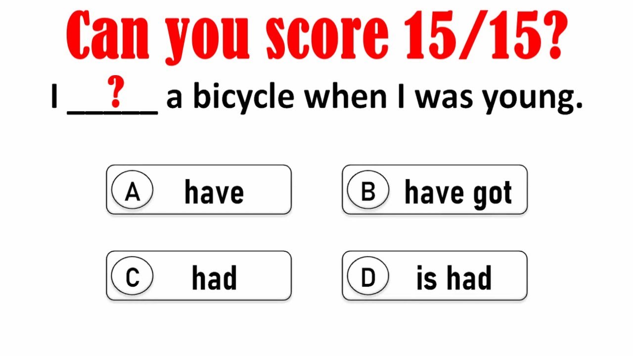 "Can You Score 15/15? The Ultimate English Grammar Quiz Challenge ...