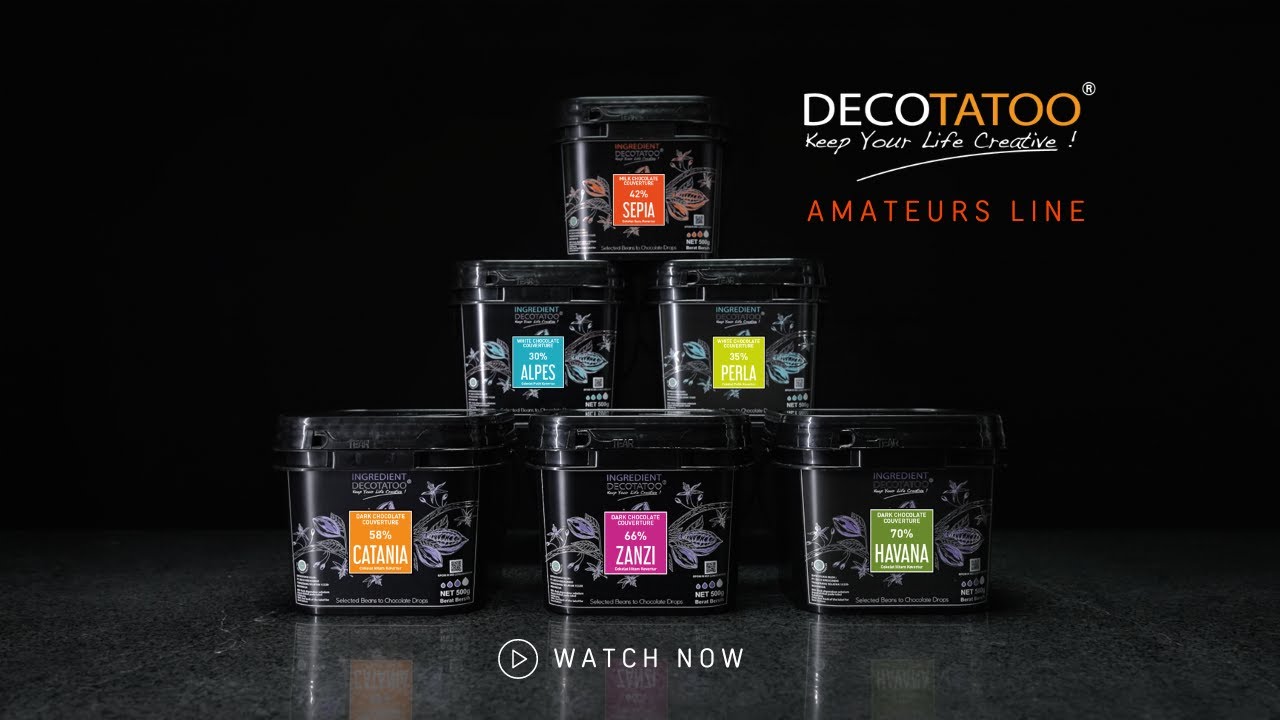 DECOTATOO CHOCOLATE BUCKET AMATEURS LINE - YouTube