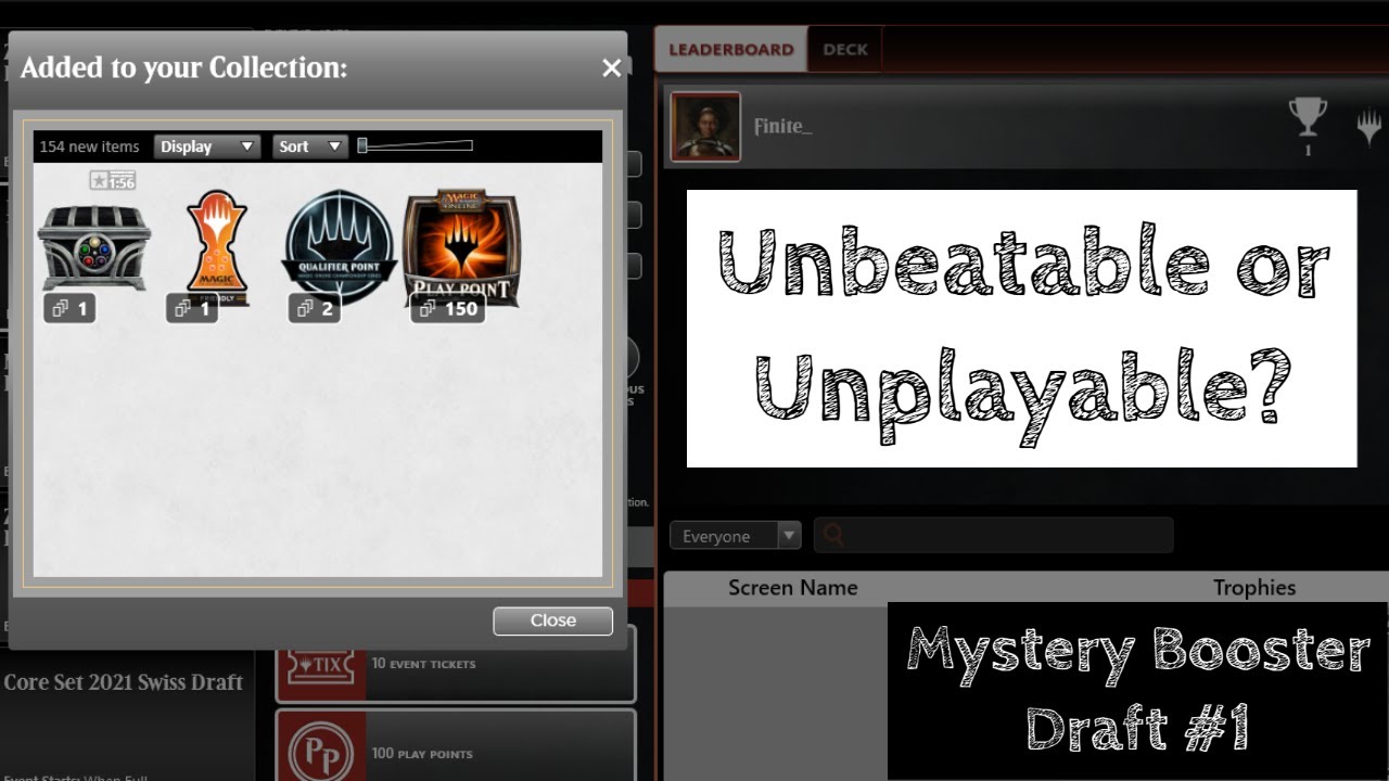 Unbeatable or Unplayable? | Mystery Booster Draft #1 - YouTube