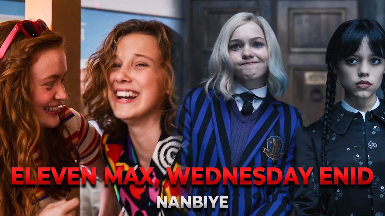 Eleven and Max | Wednesday and Enid | Stranger Things | Wednesday - YouTube