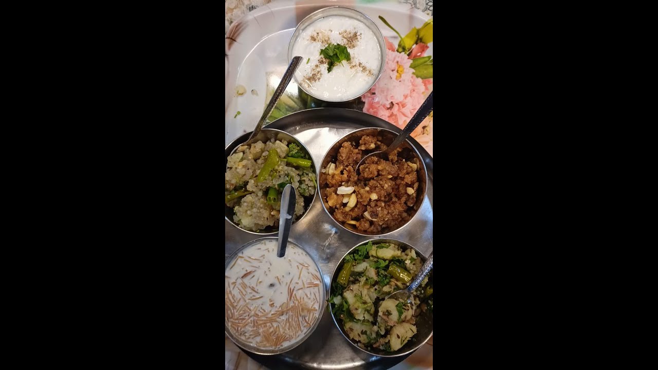 सावन में गौरी शंकर का भोग | Shivratri Special Thali Recipe| Vrat Ki ...