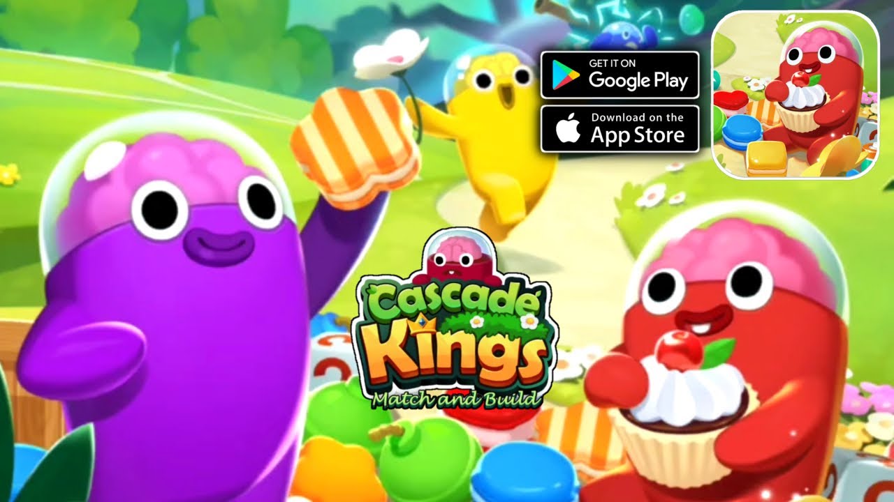 Cascade Kings : Match & Build Gameplay (Android,IOS) - YouTube