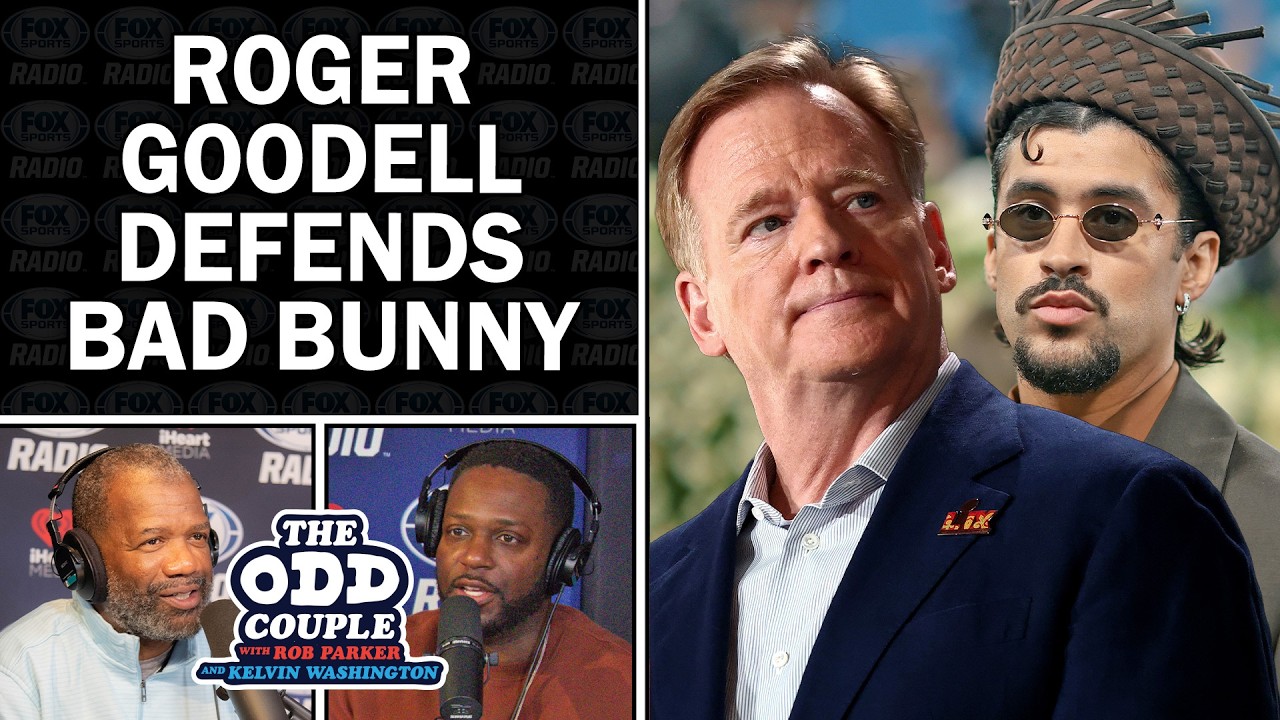 Goodell Stands By Bad Bunny Despite Trump Criticism – Rob & Kelvin ...