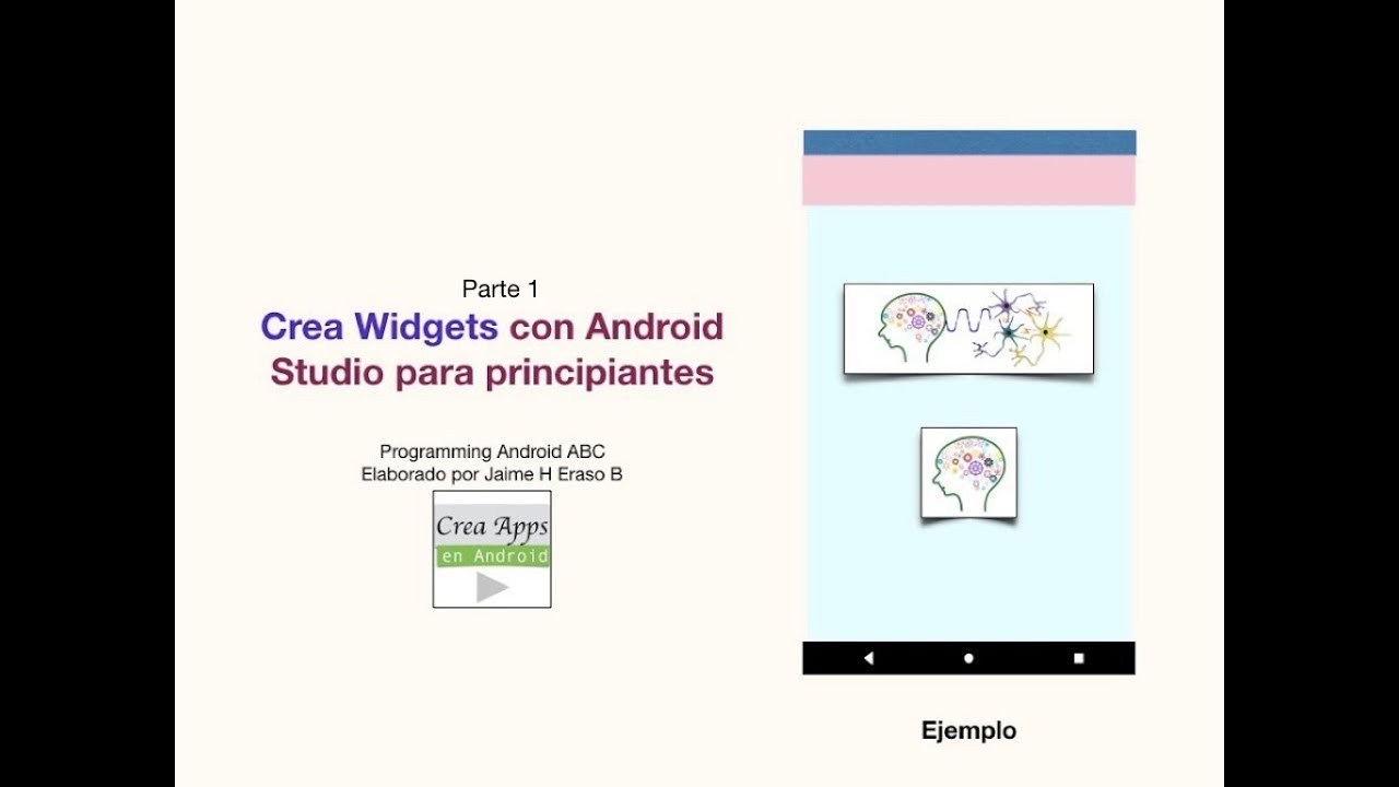 Parte 1. Widget Android. Crear app Widget con Android Studio - ejemplo ...