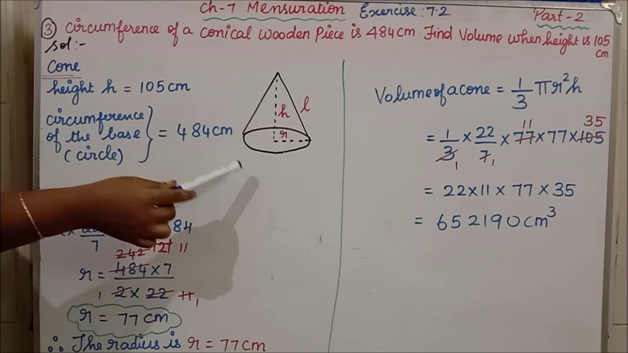 CLASS 10 MATHS MENSURATION PART 2 - YouTube
