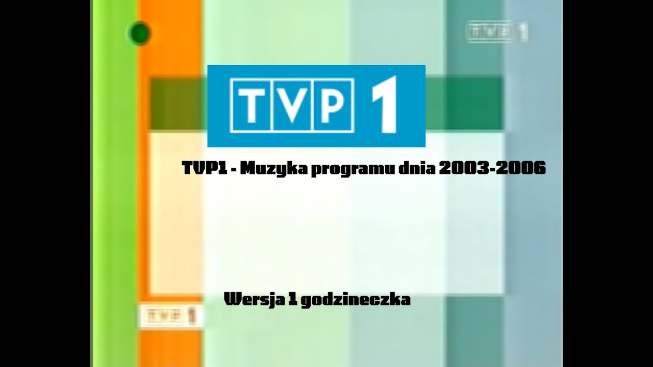 TVP1 - Muzyka programu dnia z lat 2003-2006, ale leci sobie przez 1h ...