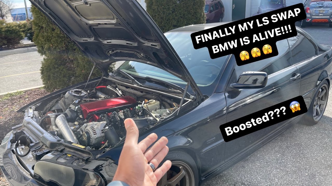 LS Swap E46 BMW Is Alive Finally 😈 - YouTube