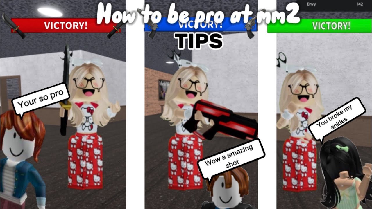 How to be pro at mm2 (TIPS)(MOBLIE) Credits to @Pixelishh for the ...