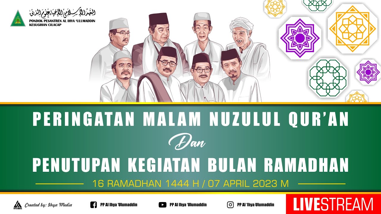 PERINGATAN MALAM NUZULUL QUR'AN BERSAMA SYAIKH AMMAR AZMI AL RAFATI AL ...