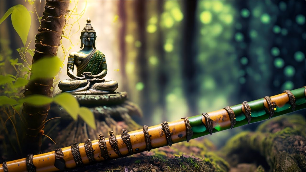 Mystic Woods Meditation | Buddha Flute Music | Healing Flute Music ...
