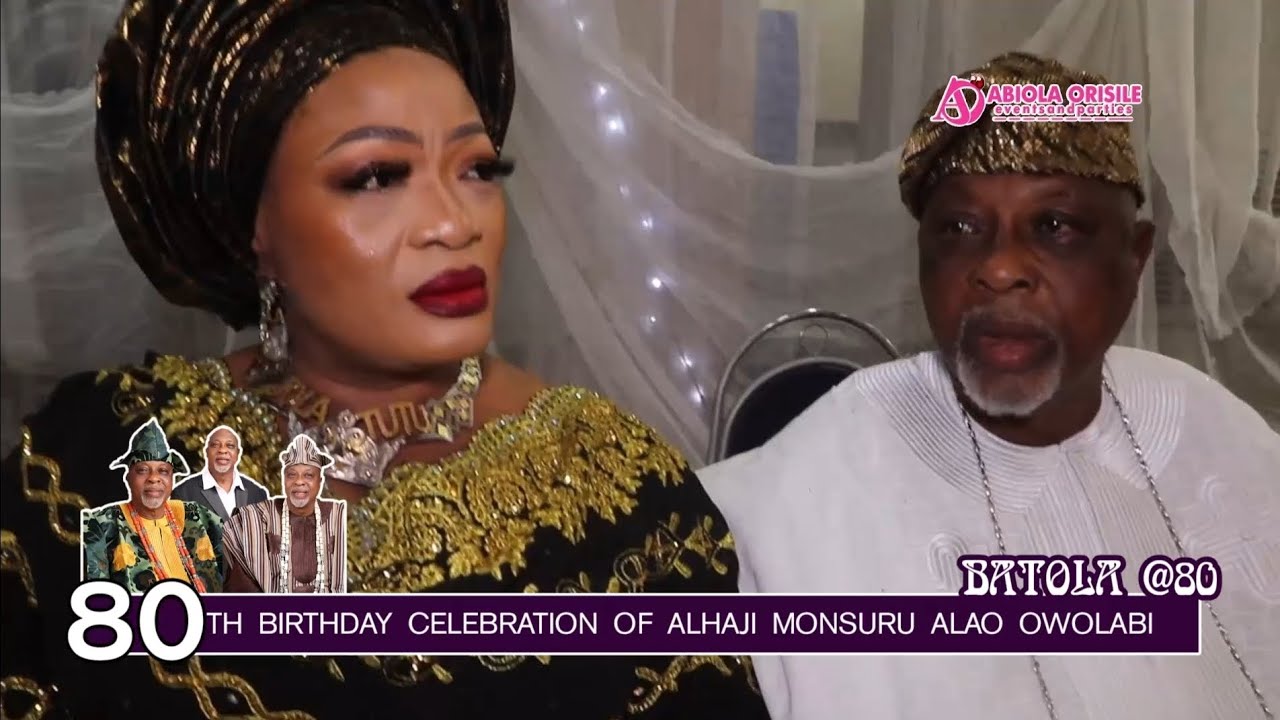 30M gold, 24Carat Gold rocked by Alhaji Monsuru Alao Owolabi Batola's wife - YouTube