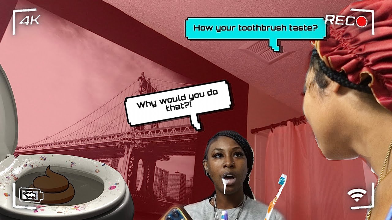 I CLEANED THE TOILET WITH MY BESTFRIEND TOOTHBRUSH PRANK! - YouTube