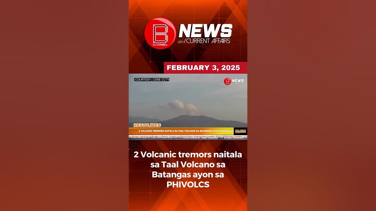 2 Volcanic tremors naitala sa Taal Volcano sa Batangas ayon sa PHIVOLCS - YouTube