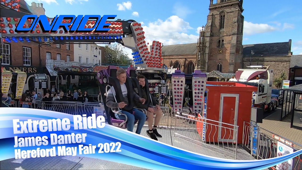 Extreme Ride - James Danter (Onride) @ Hereford May Fair 2022 - YouTube