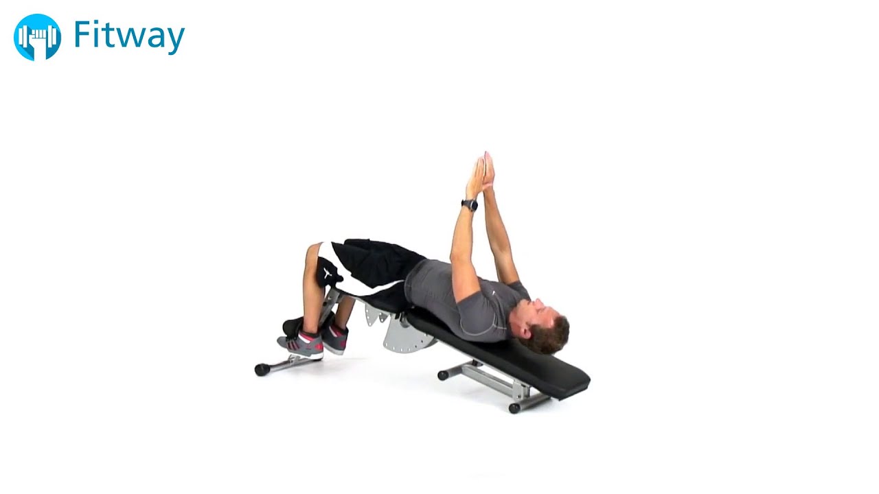 How To Do: Bodyweight Crunch - Decline Bench | Ab Workout Exercise ...