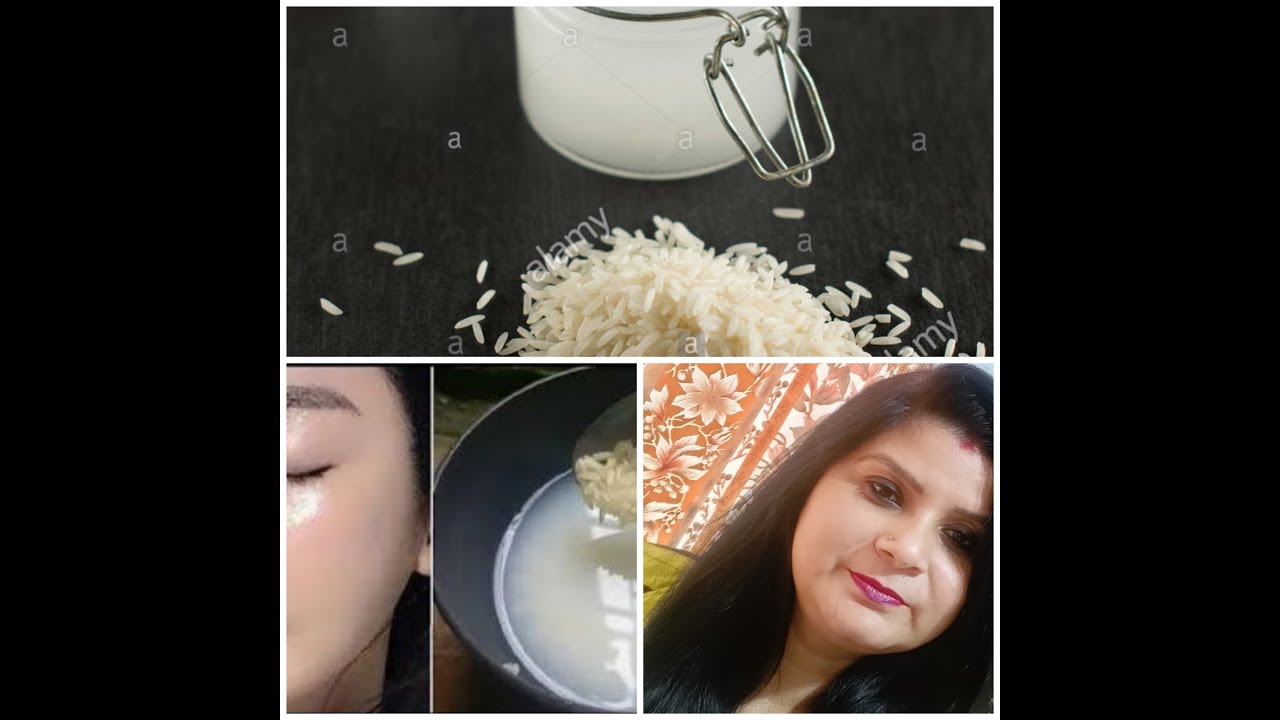 Is tarah Rice water use karke apne skin ko lightening brightening aur ...