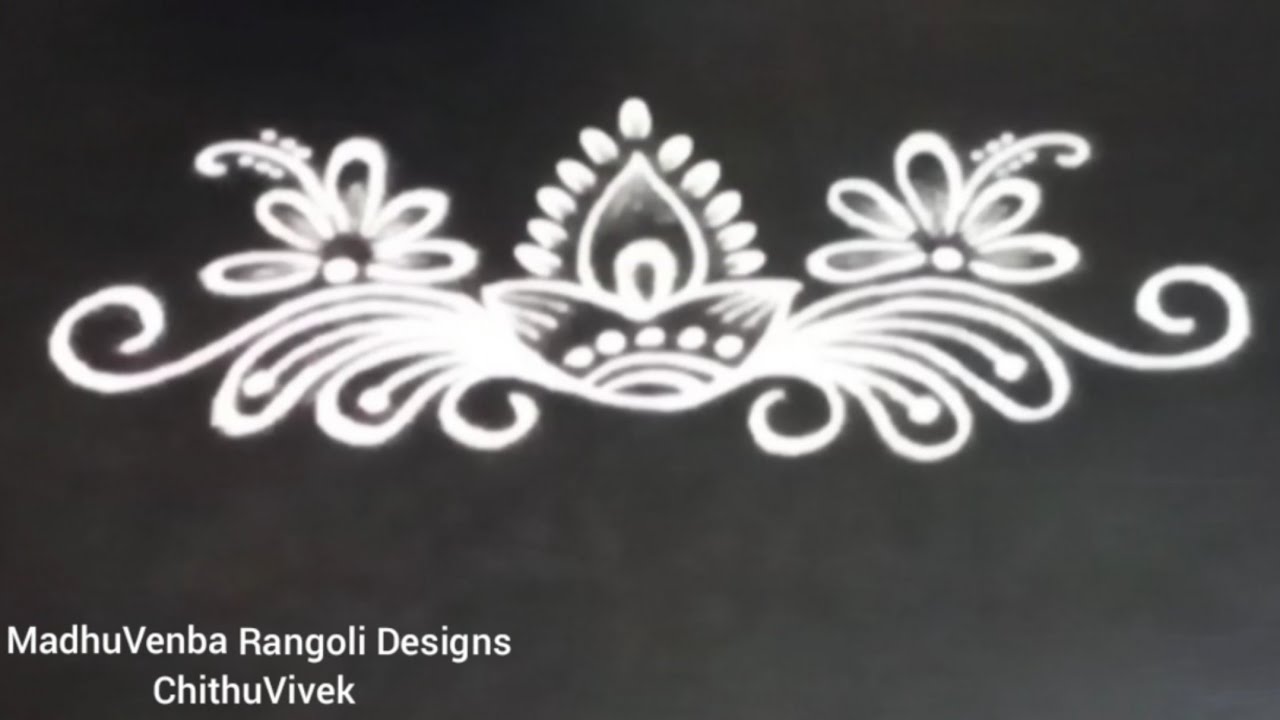 2 Karthigai deepam border rangoli designs | Diya border designs ...
