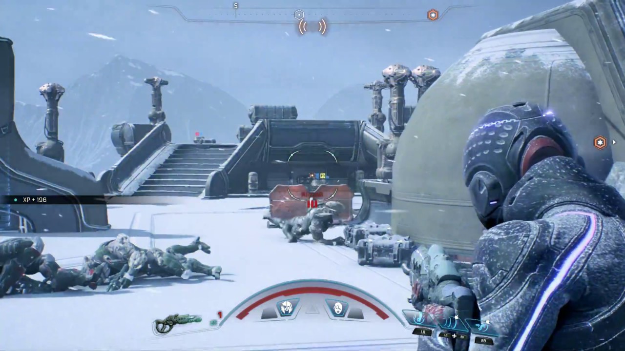 Mass Effect Andromeda Hold Out for the Shuttle Extraction - YouTube