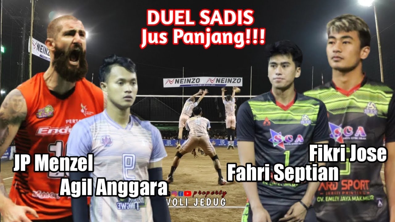 Adu kuat JP Menzel ft Agil Anggara vs Fikri Jose ft Fahry Septian ini ...