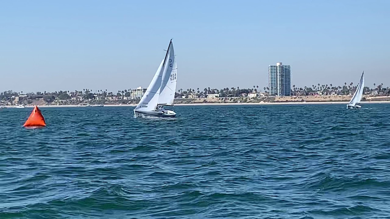 Cal 20’s Race 3 rounding 1 - YouTube