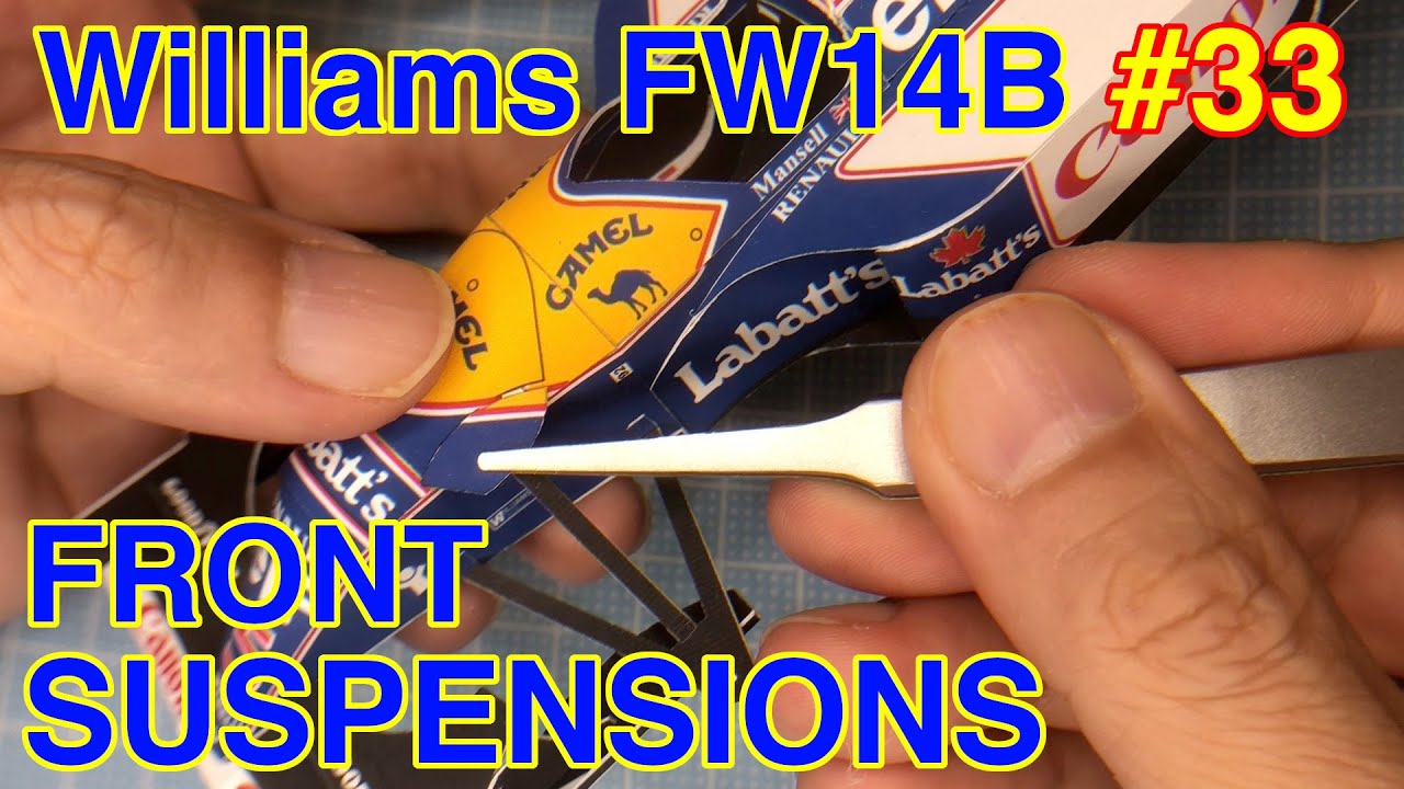 PAPERCRAFT Williams FW14B を作る！ #33 - YouTube