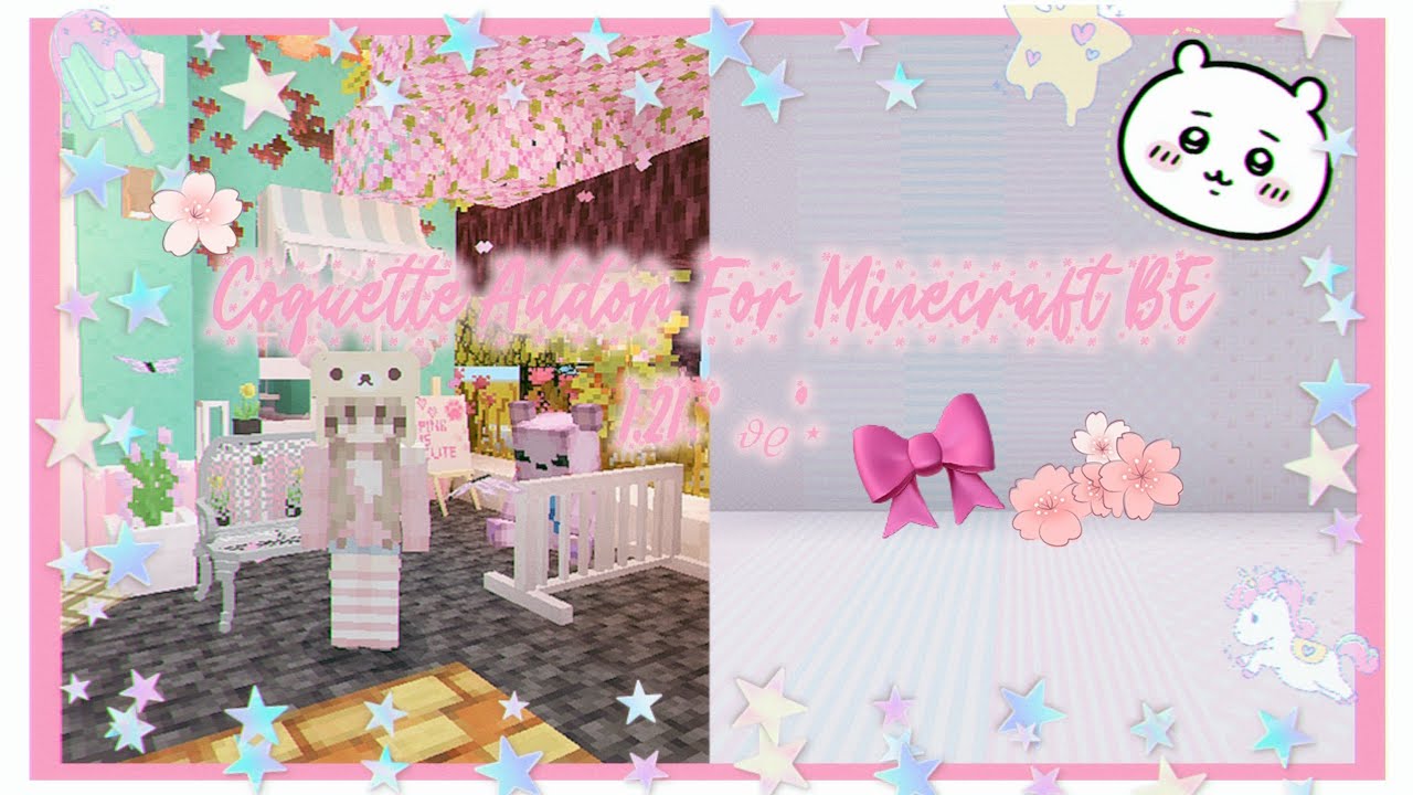 ˚🎀₊‧꒰ა🍥 3 Coquette addons For Minecraft 1.21+｡ೀ₊🩰⊹ - YouTube