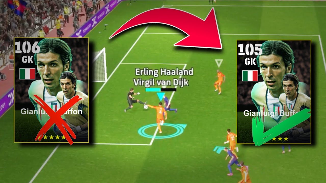 Best training guide for Buffon in efootball - YouTube