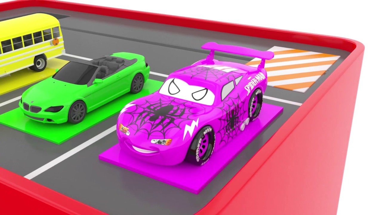 Learn Colors With Cars Colors for Children Street Vehicles & Cars ...