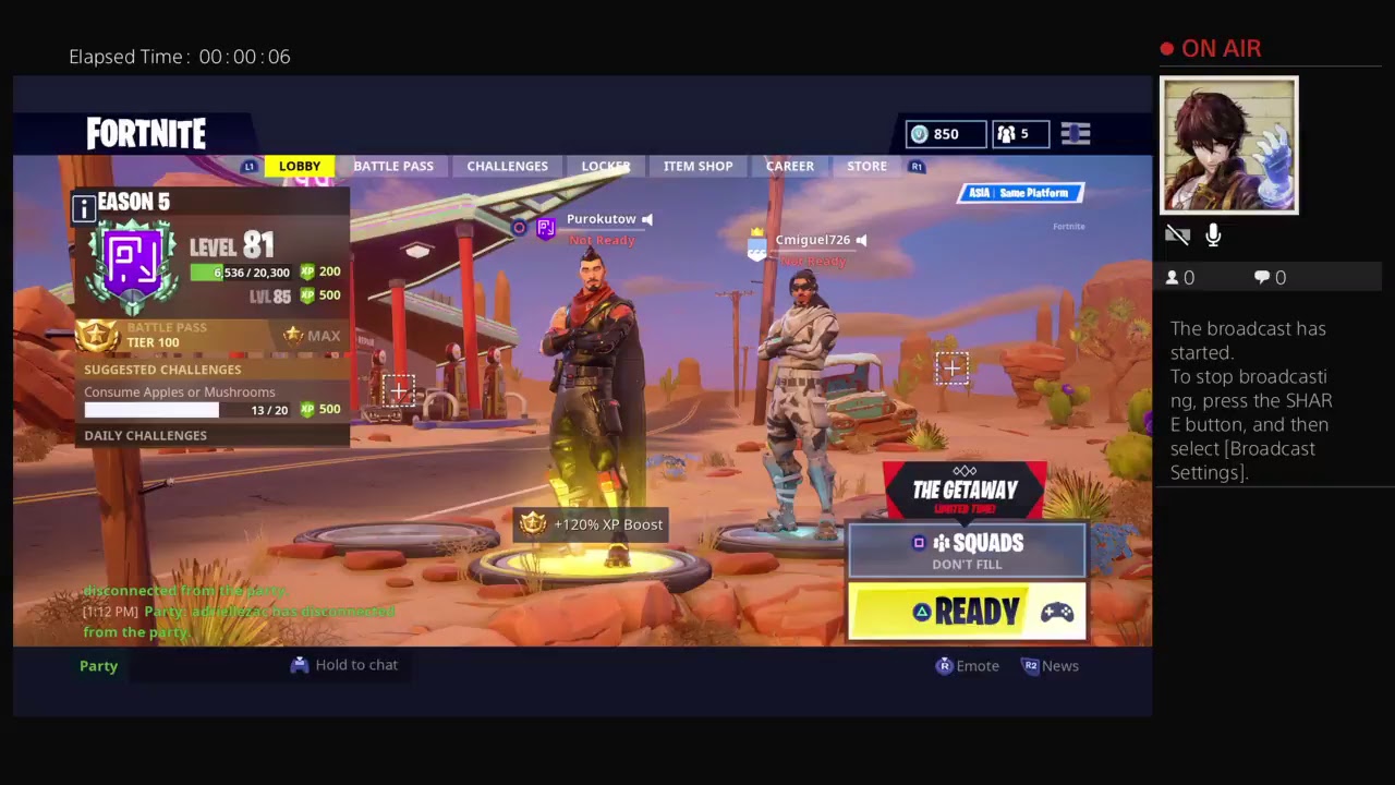 Fortnite game session with the squad - YouTube