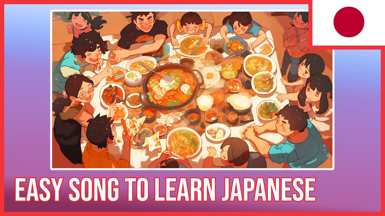 Easy Song to Learn Japanese | Oishii Jikan - YouTube