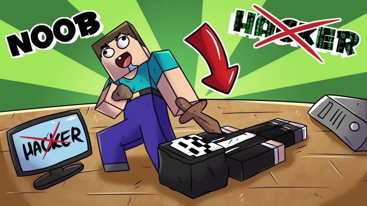 NOOB VS HACKER | NOOB HISTORICKY POPRVÉ PORAZIL HACKERA V MINECRAFTU ...