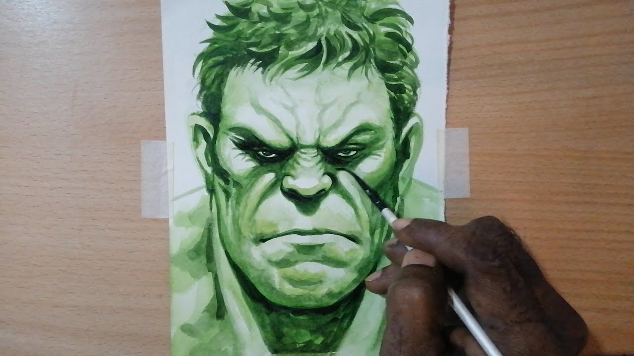 How To Draw The Hulk | Easy drawing ideas for beginners || Strongest ...