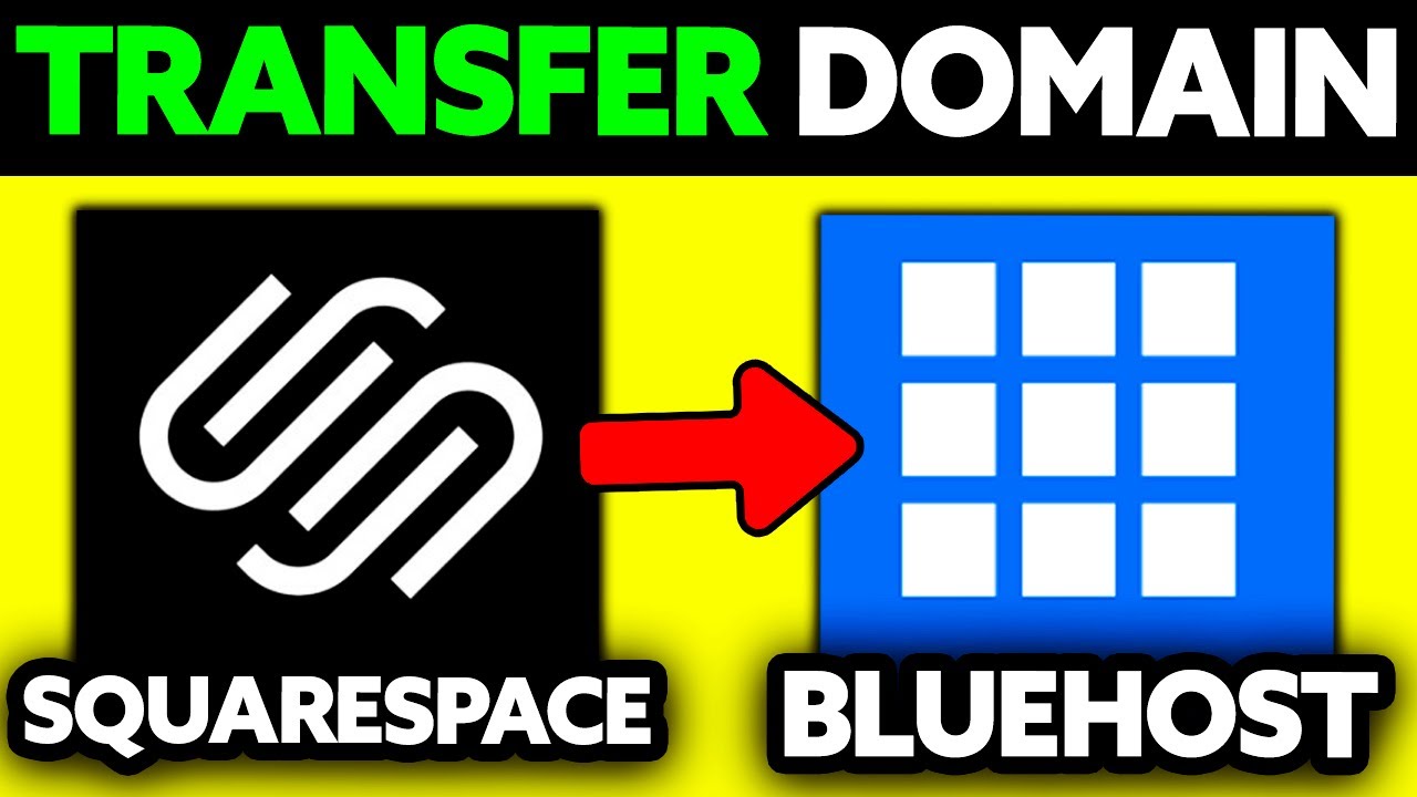 How To Transfer Domain from Squarespace to Bluehost (2025) - YouTube