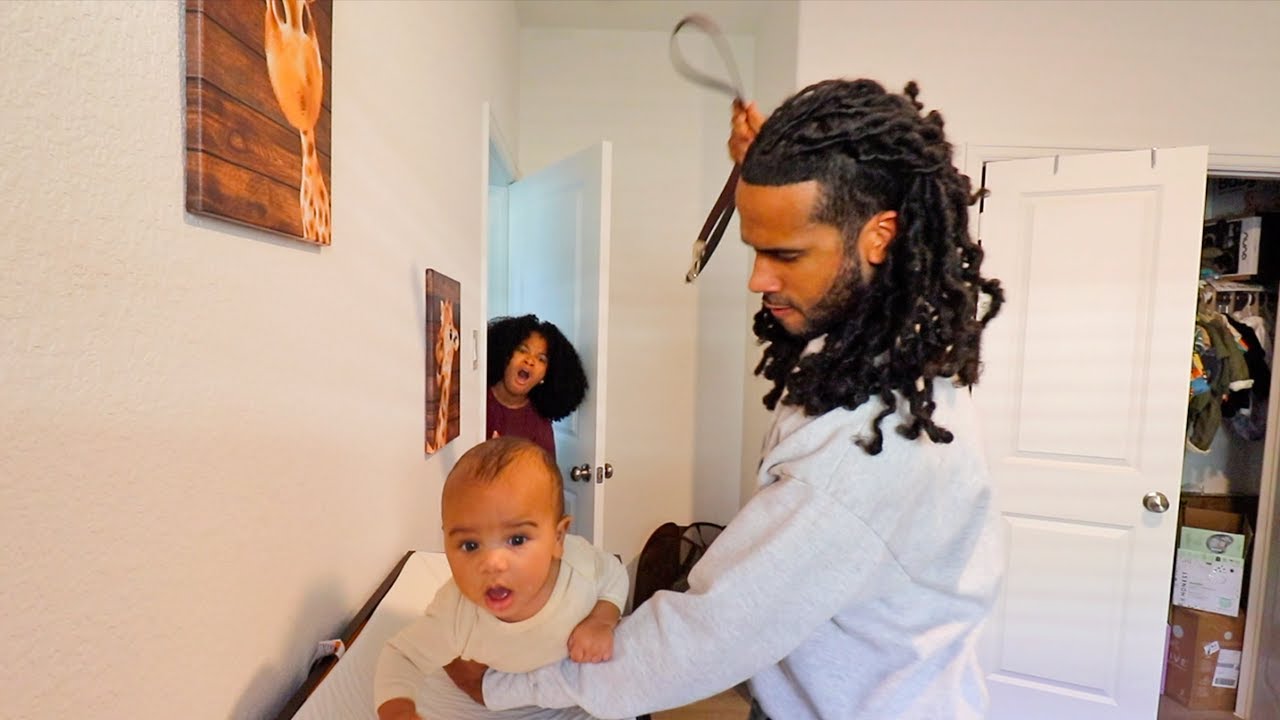 I Caught Him WHOOPING Our 4 Month Old BABY!! (I'm Done) - YouTube