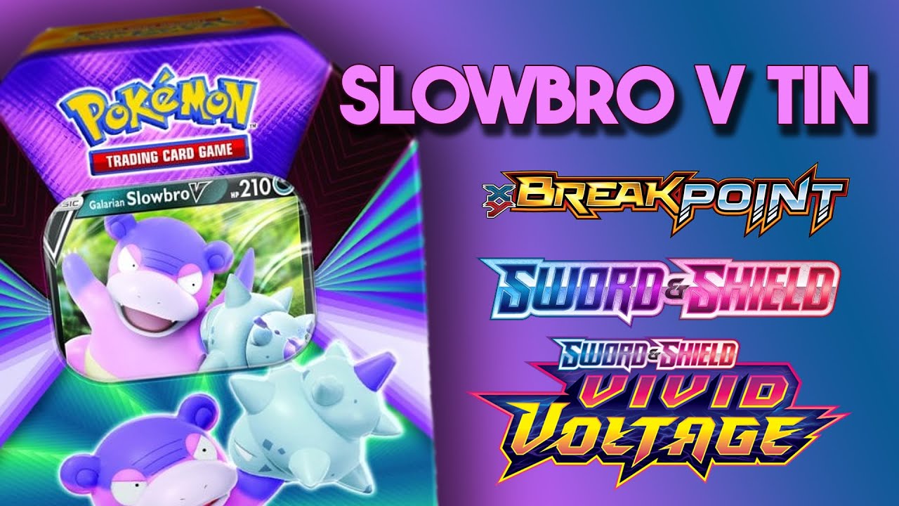 Pokemon Spring 2021 - V Forces Tin - Slowbro V - YouTube