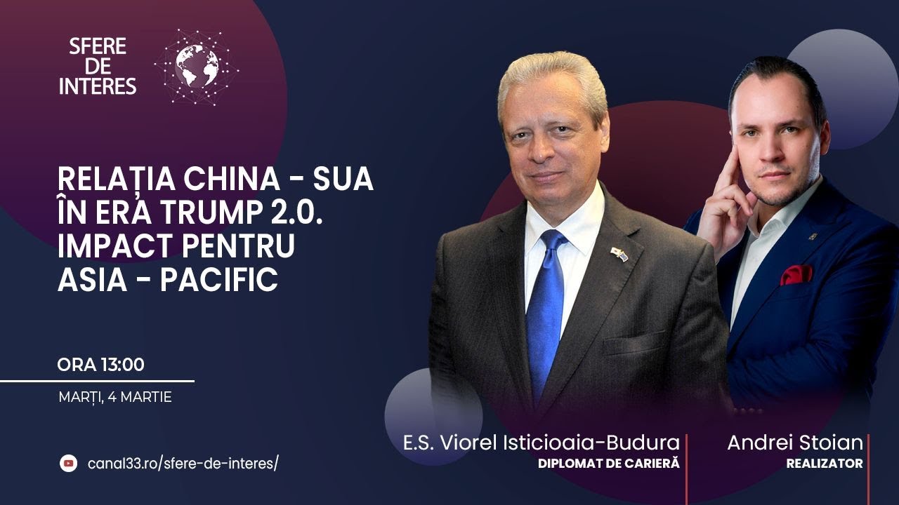 Relația SUA - China în era Trump 2.0. Impact pentru Asia-Pacific - YouTube