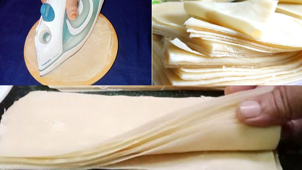 Ramzan Special Homemade Samosa Patti and Roll Patti Recipe with Iron ...