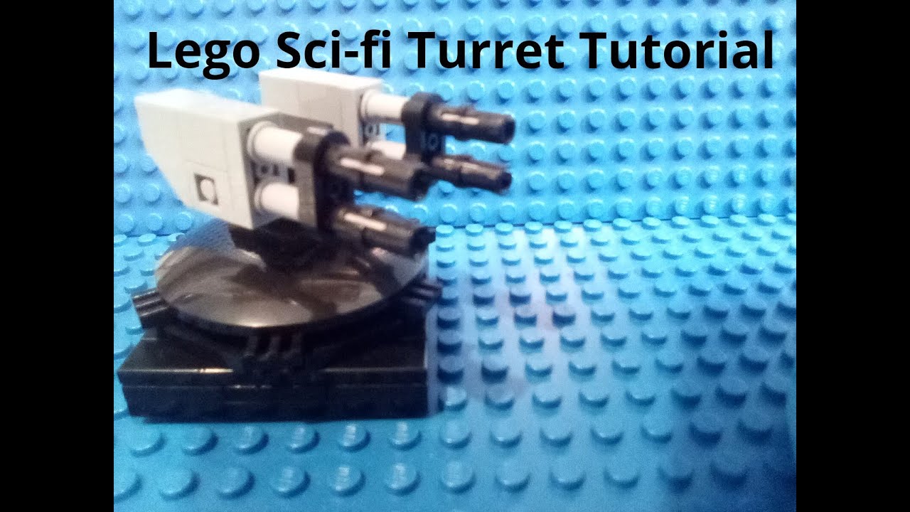 Lego Sci fi Turret Tutorial - YouTube