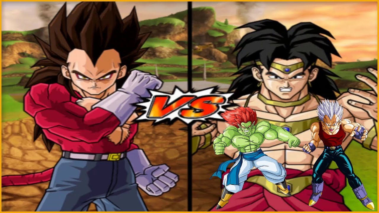 Dragon Ball Z: Budokai Tenkaichi 3 - SSJ4 Vegeta VS Broly, Bojack ...