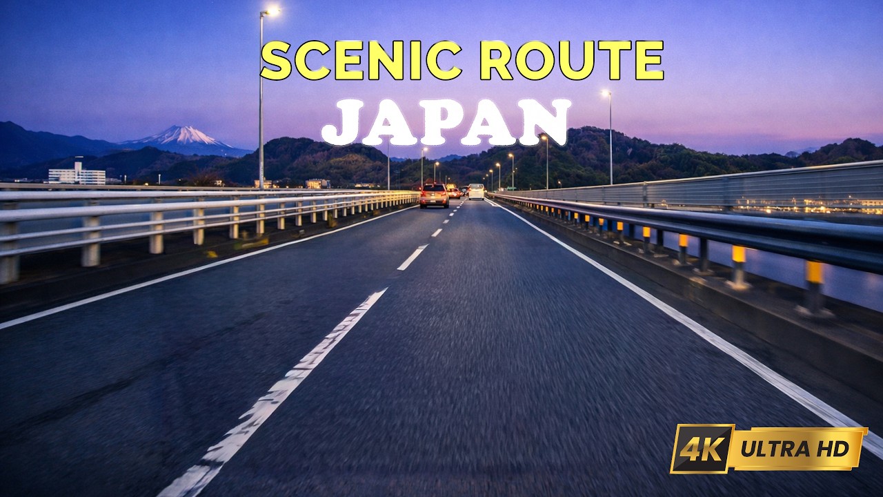 Japan Night Drive 4K | Hatori → Fuji | Scenic Road 🚗🌙 - YouTube