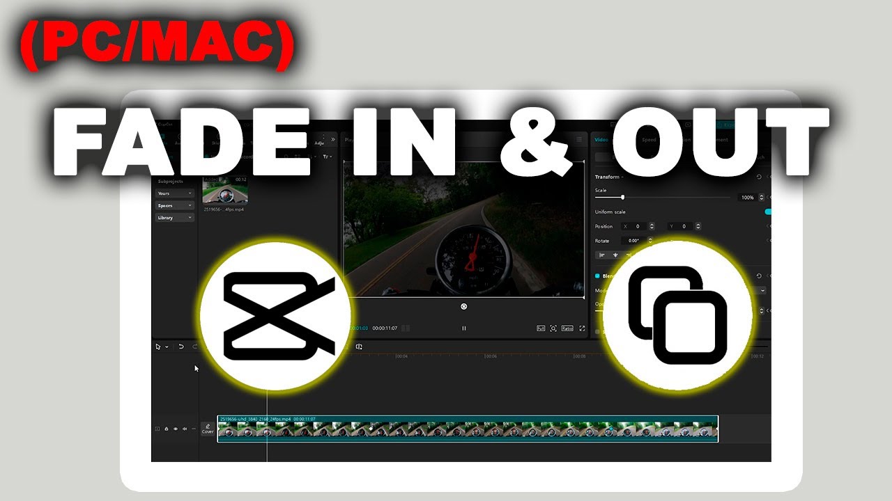 How to Fade In and Fade Out Video in CapCut PC (Fast Edit Tutorial ...