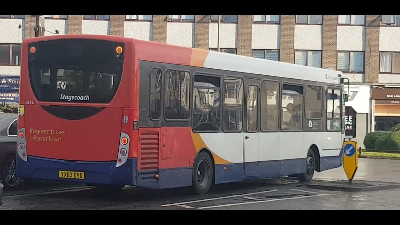 Here is the stagecoach bus 36921 on the number 2 in Frimley Friday 22 ...