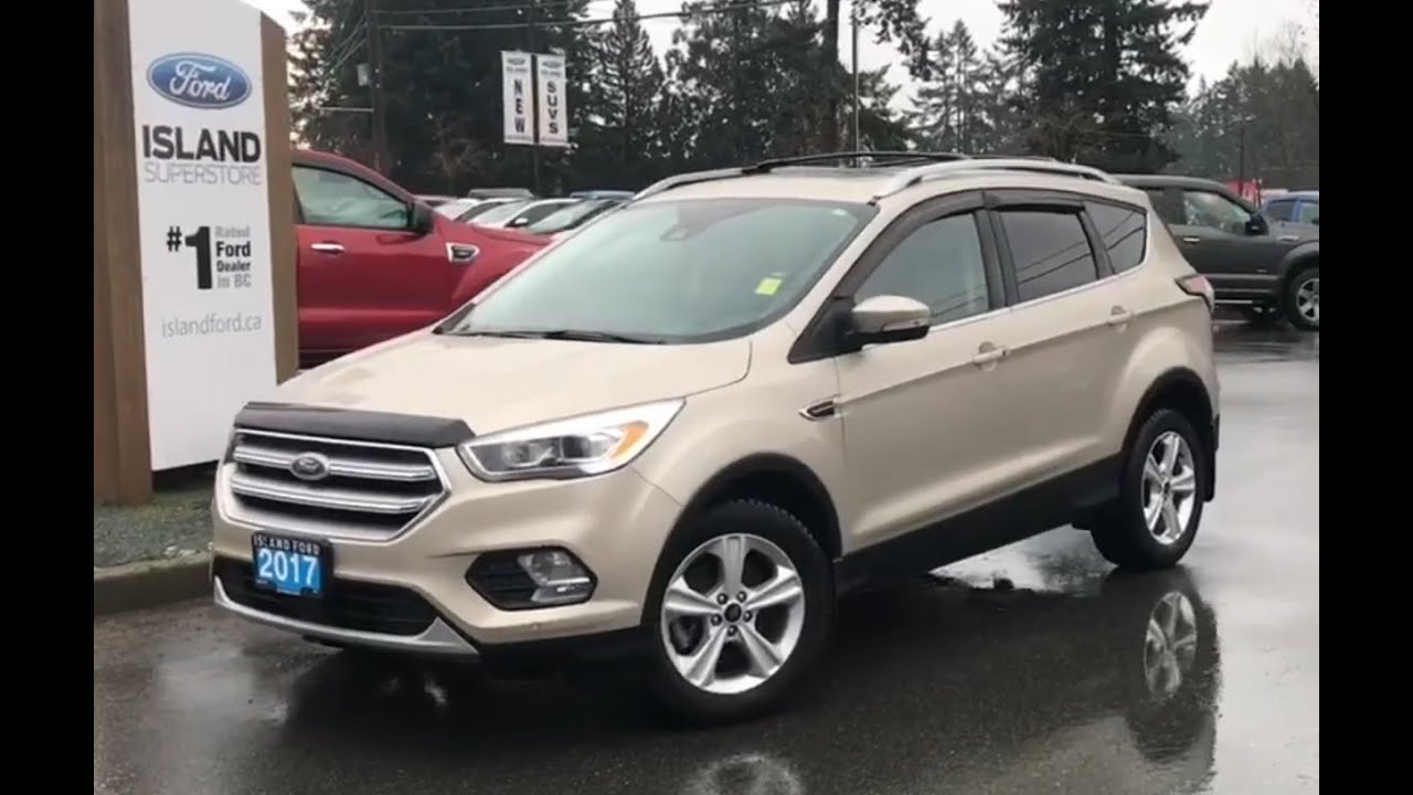 2017 Ford Escape Titanium W/ Moonroof, Keyless Entry, AWD Review ...