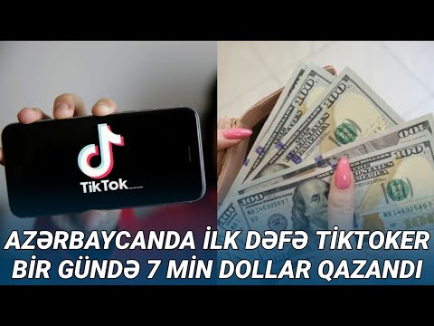 ŞOK: Azərbaycanda ilk dəfə TikToker bir gündə 7 MİN DOLLAR QAZANDI