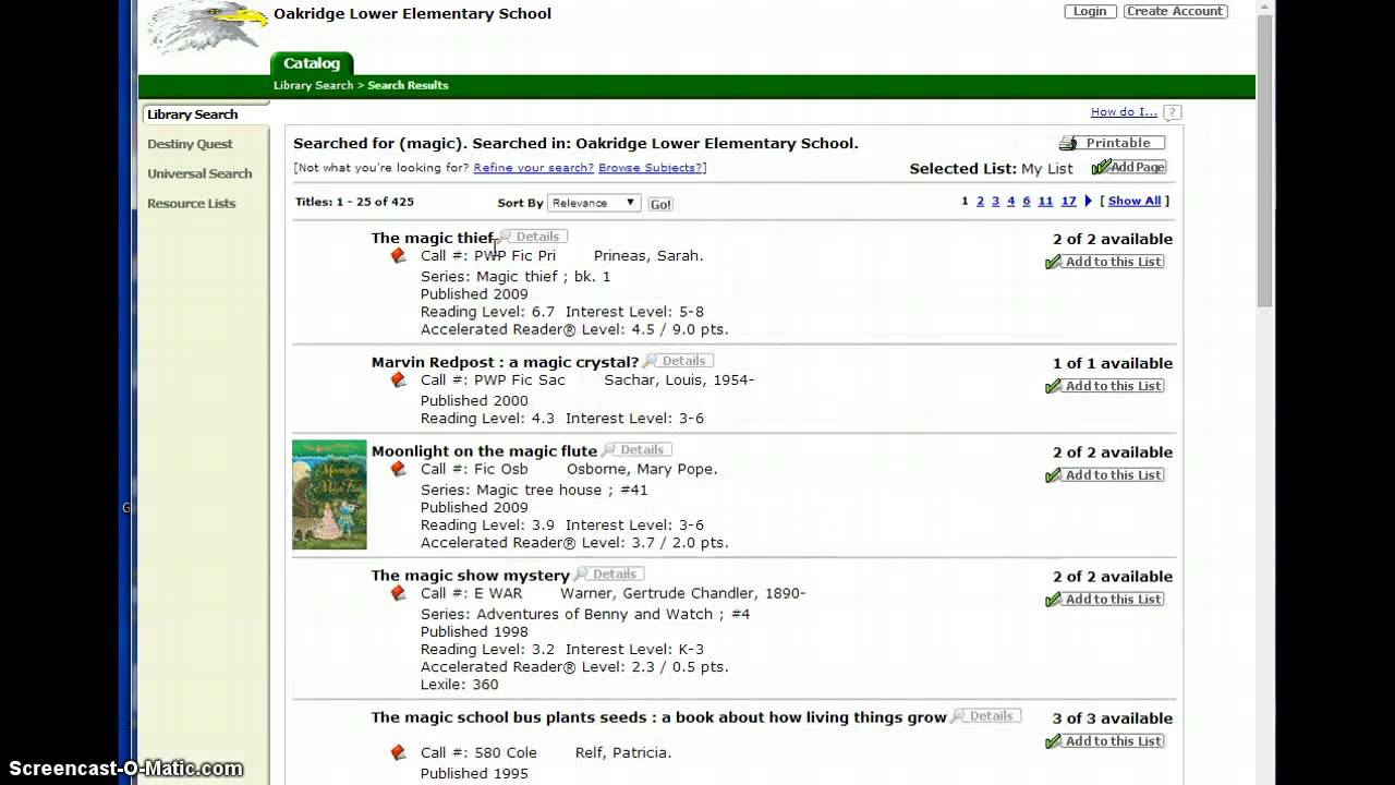 OLE Library Computer Catalog - YouTube